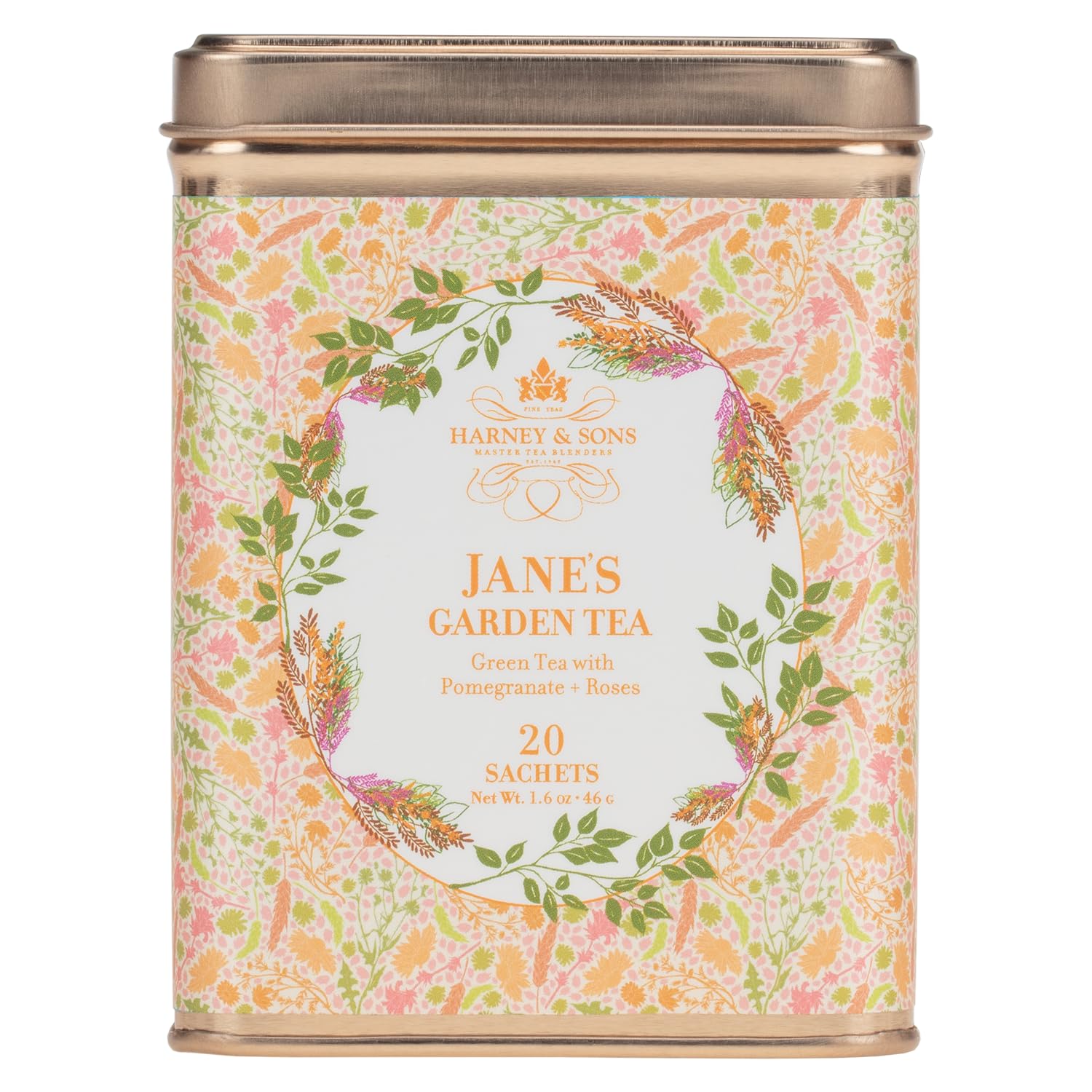 Harney & Sons Jane's Garden Green Tea sachets