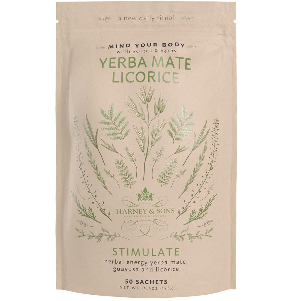 Harney & Sons licorice herbal tea sachets