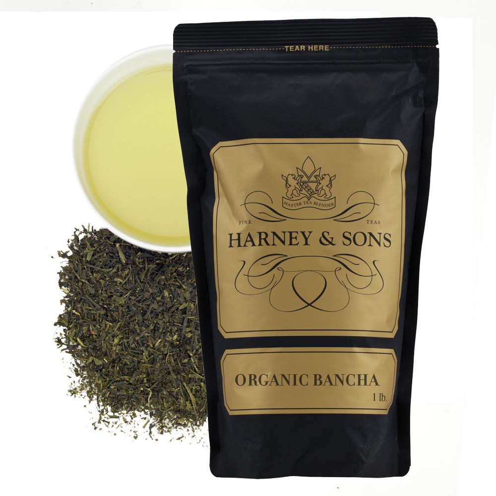 Harney & Sons organic Bancha green tea leaves