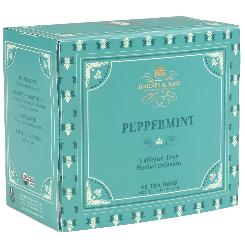 Harney & Sons organic peppermint tea bags