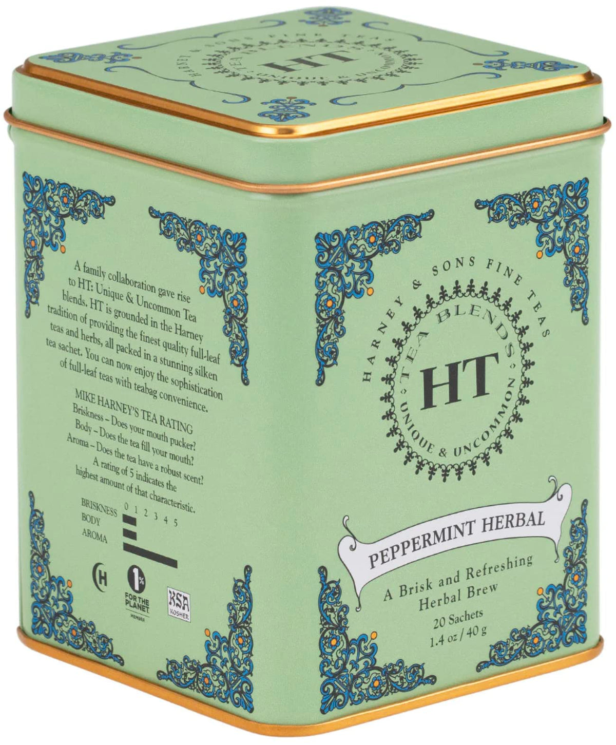 Harney & Sons peppermint herbal tea bags