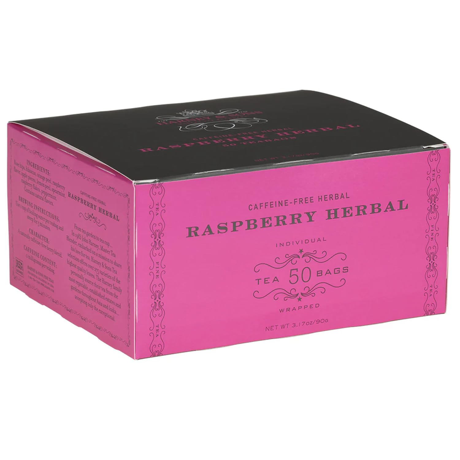 Harney & Sons raspberry herbal tea bags