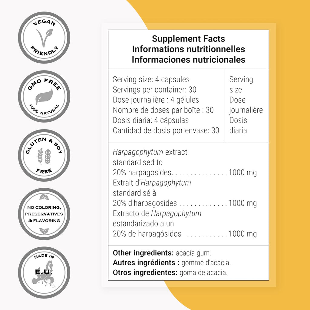 Harpagophytum 1000 mg for natural support