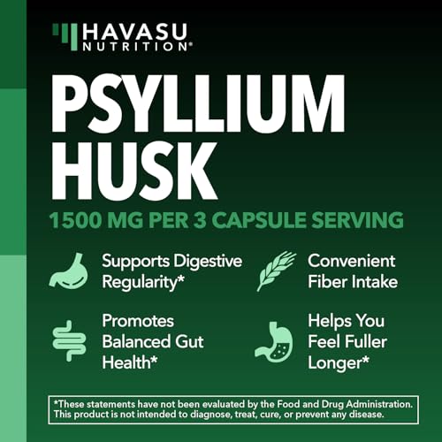 HAVASU Nutrition psyllium for gut health