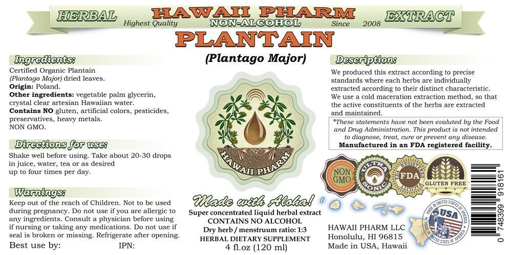 Hawaii Pharm echinacea herbal remedy