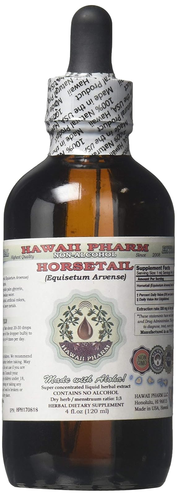 Hawaii Pharm horsetail liquid extract benefits