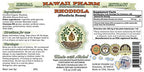 Hawaii Pharm rhodiola extract benefits