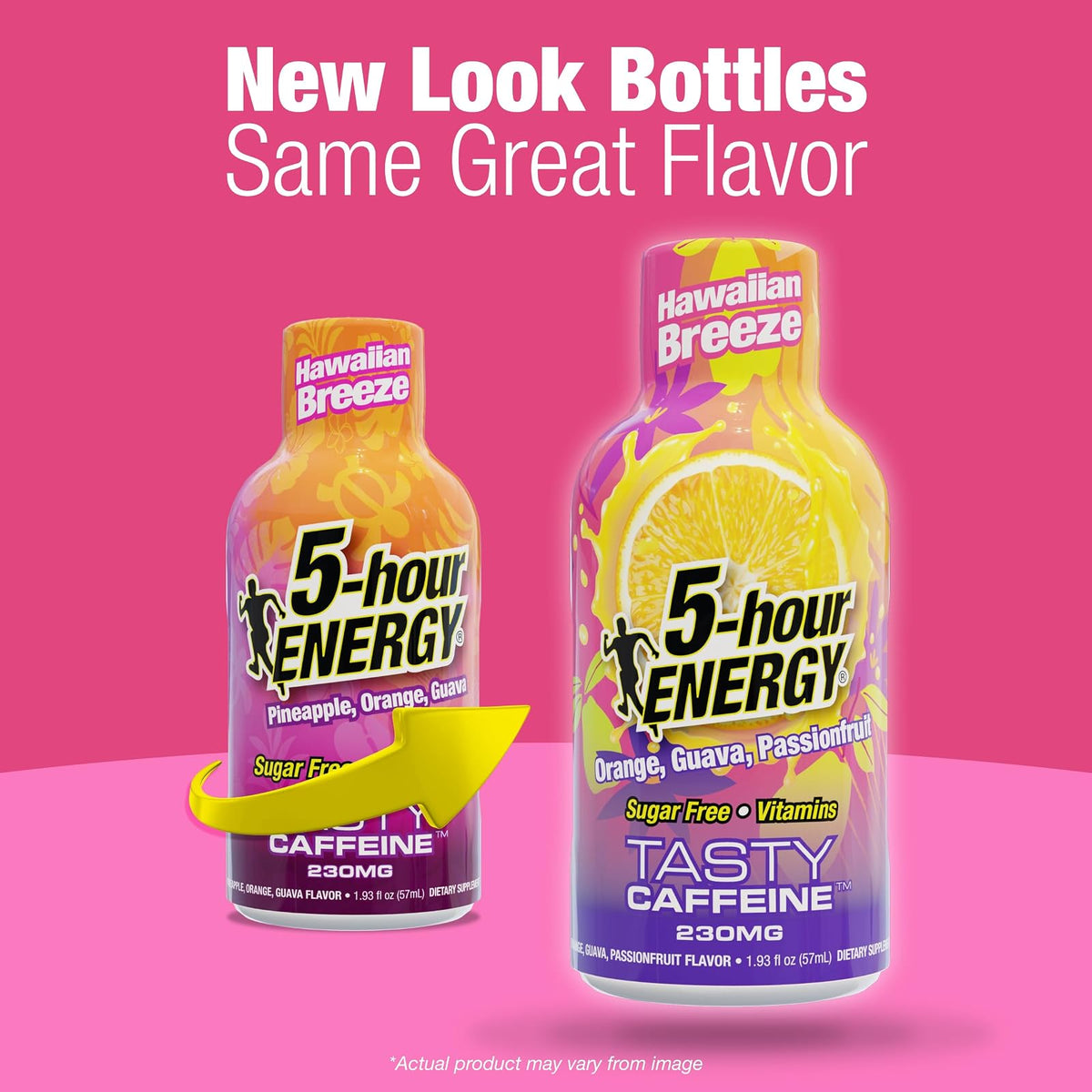 Hawaiian Breeze flavour energy shots