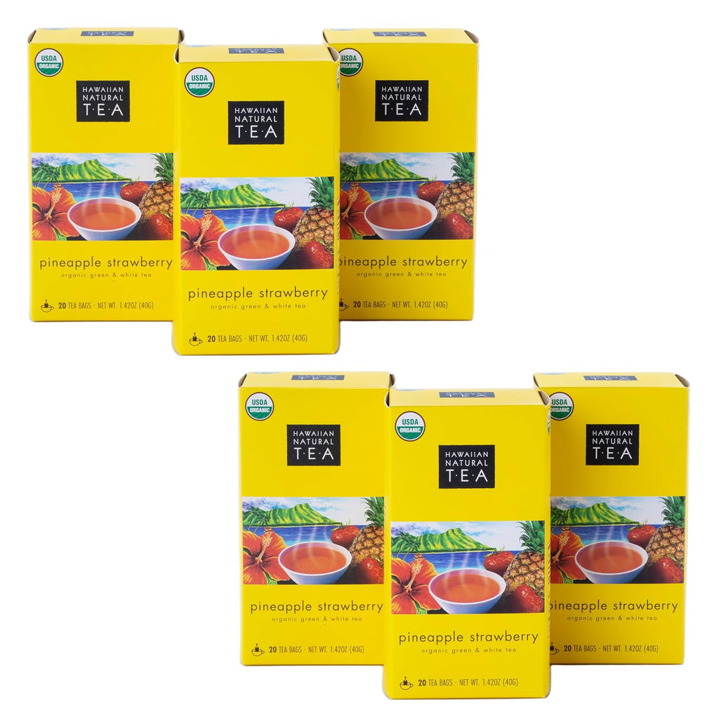 Hawaiian Natural Tea pineapple strawberry blend