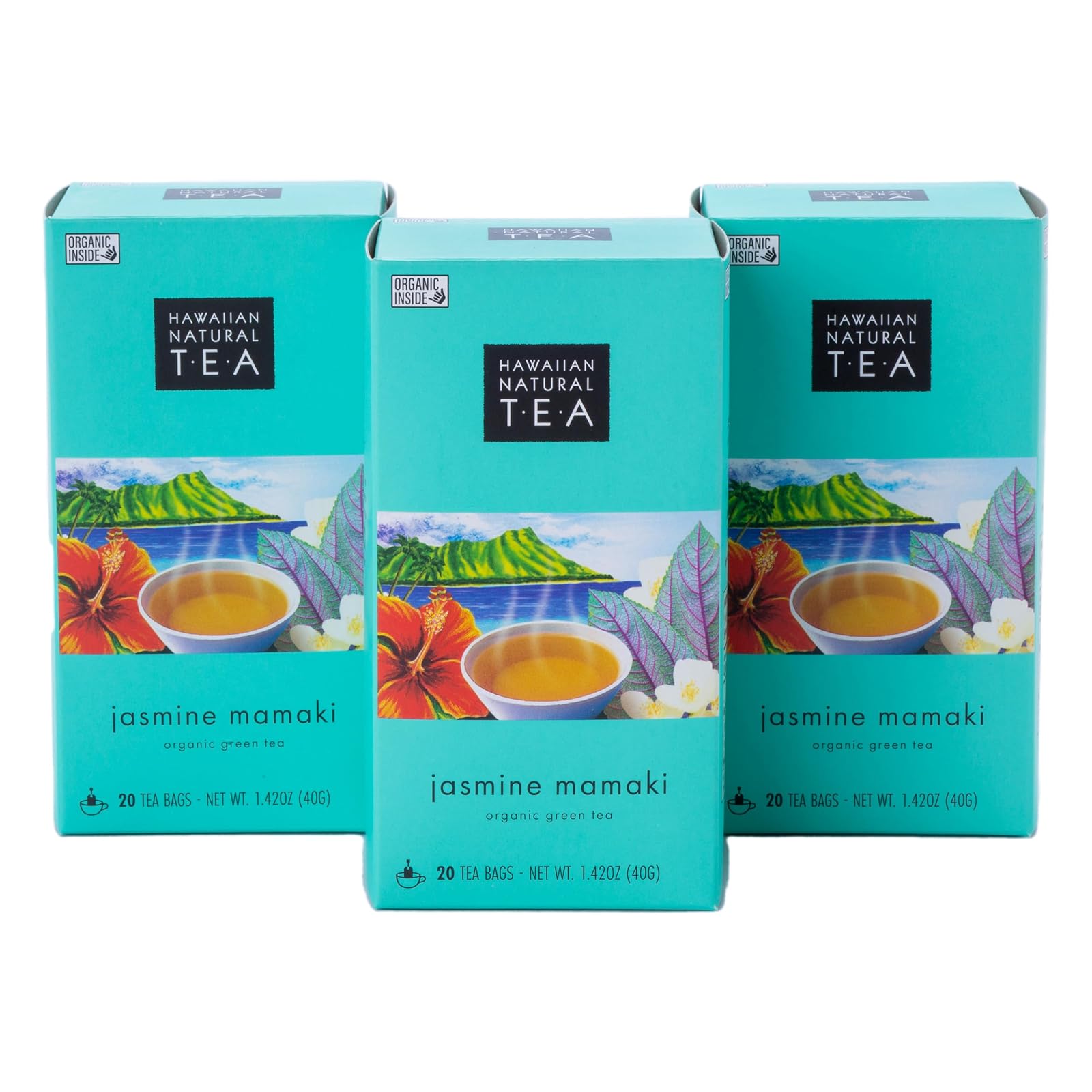 Hawaiian organic Mamaki green tea bags