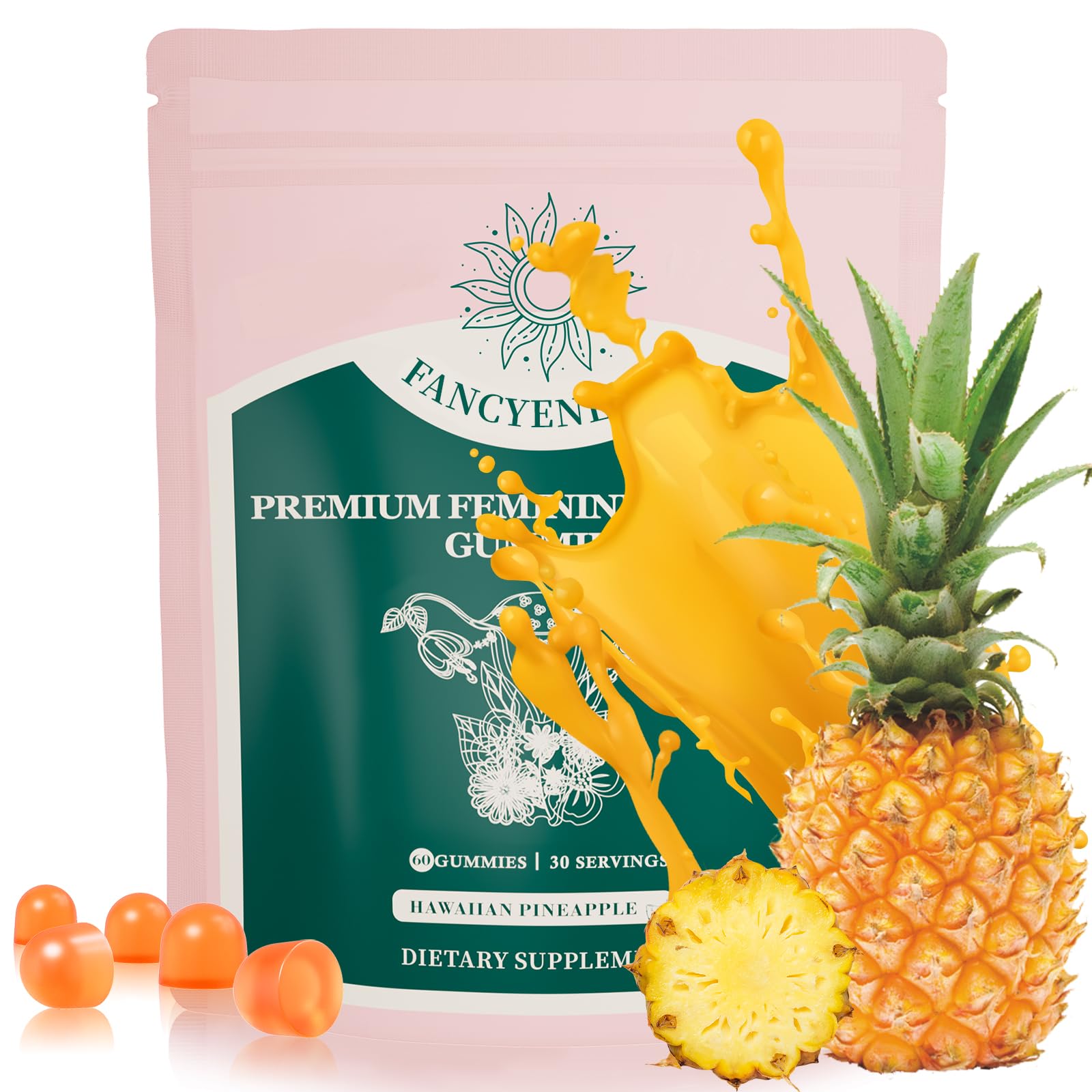 Hawaiian pineapple gummy multivitamins