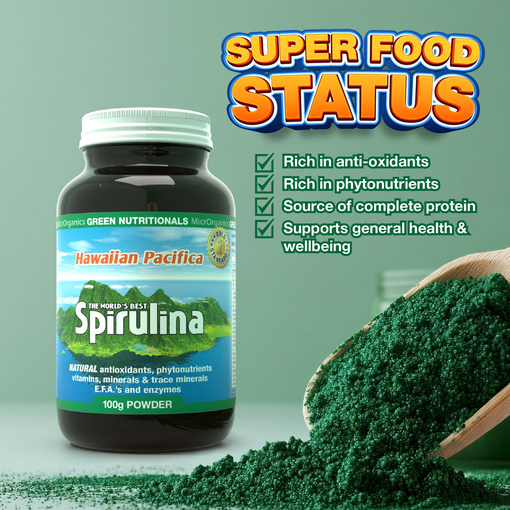 Hawaiian spirulina for daily nutrition