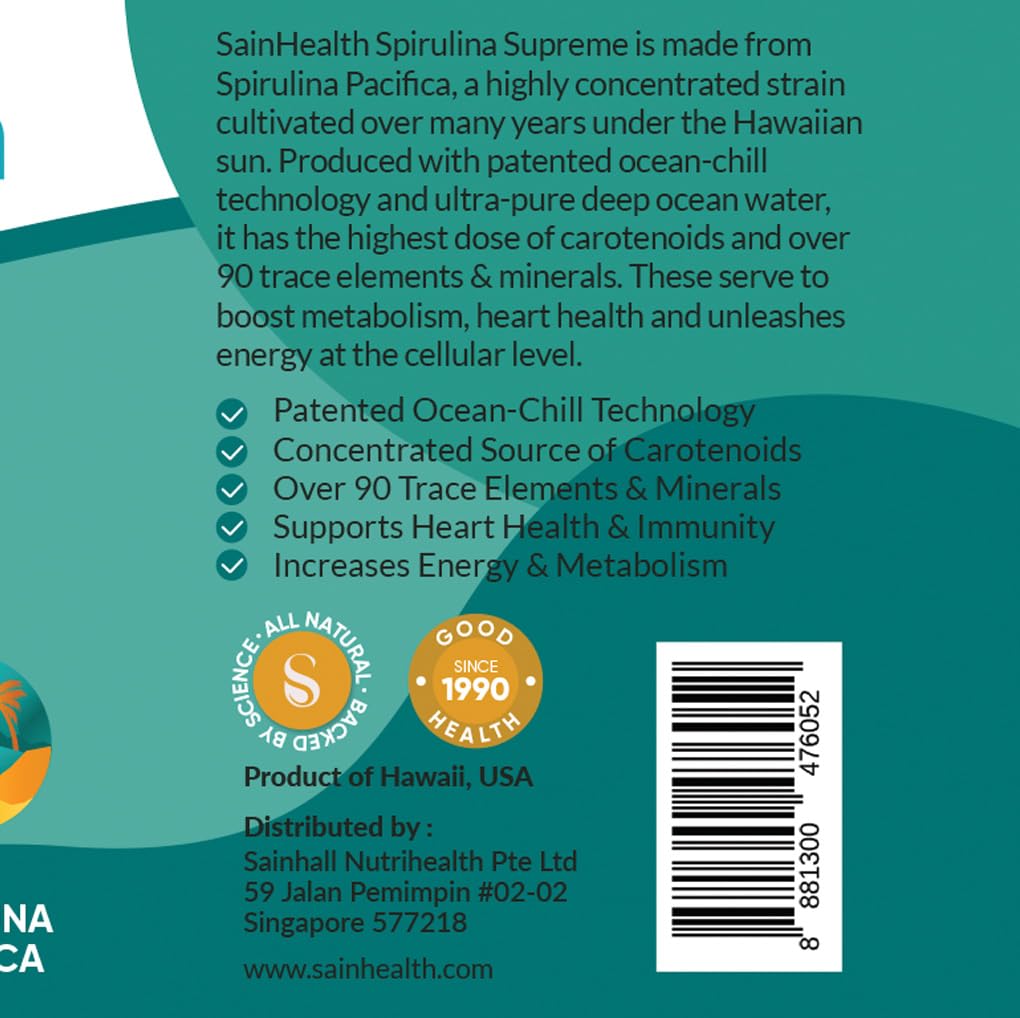 Hawaiian spirulina for daily nutrition