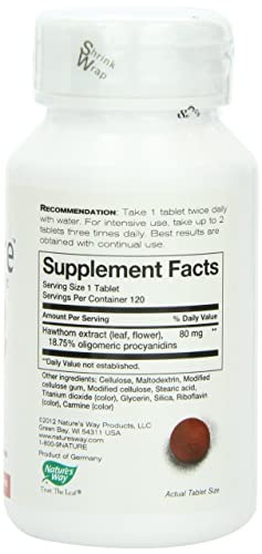 Hawthorn 120 tablets for daily health