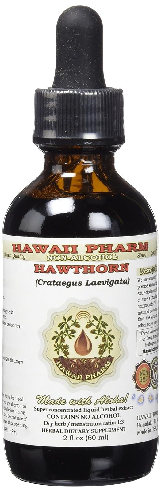 Hawthorn alcohol-free herbal extract