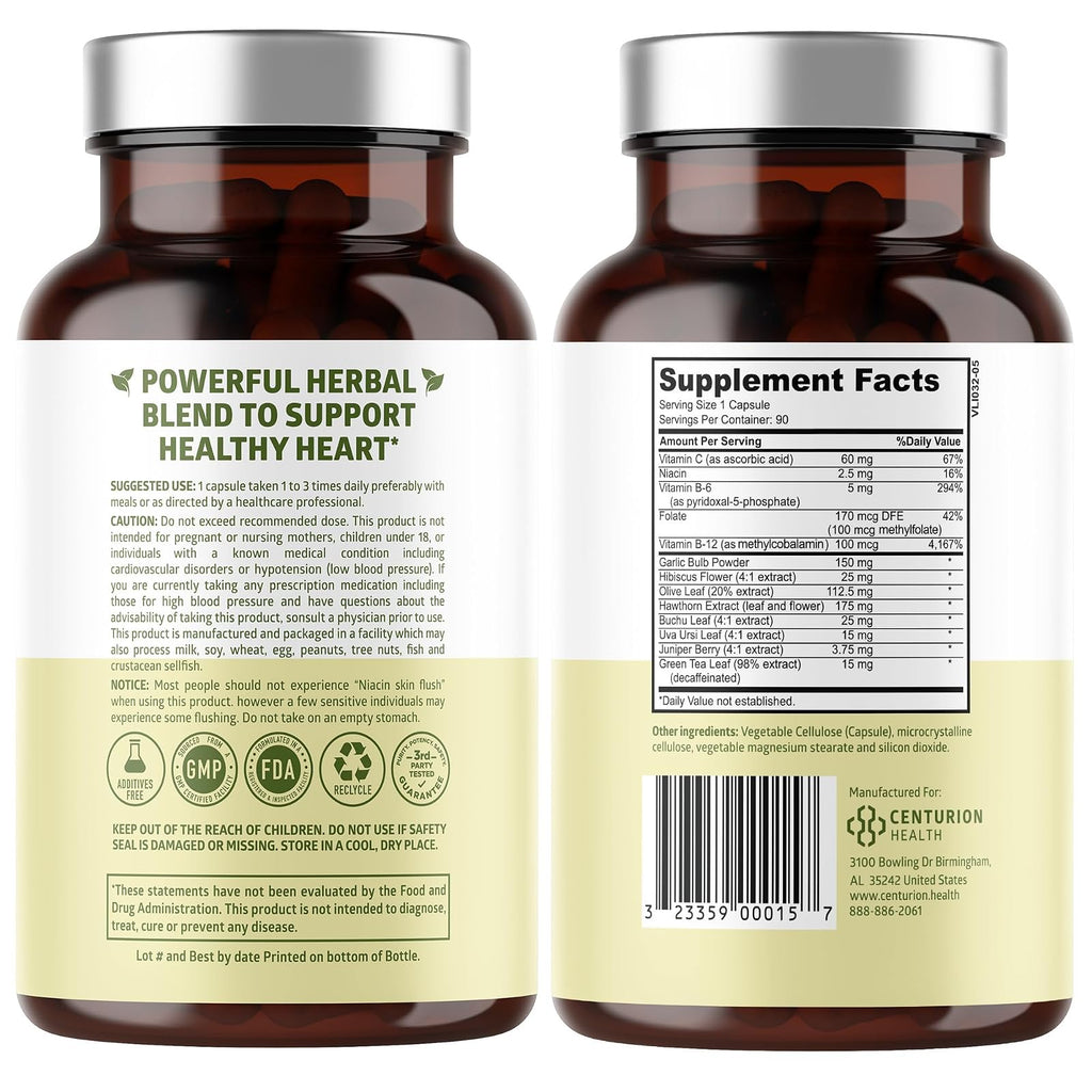 Hawthorn and hibiscus herbal remedy