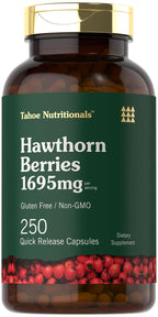 Hawthorn berry capsules for heart health