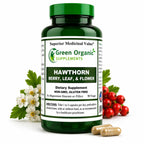 Hawthorn berry capsules for heart health