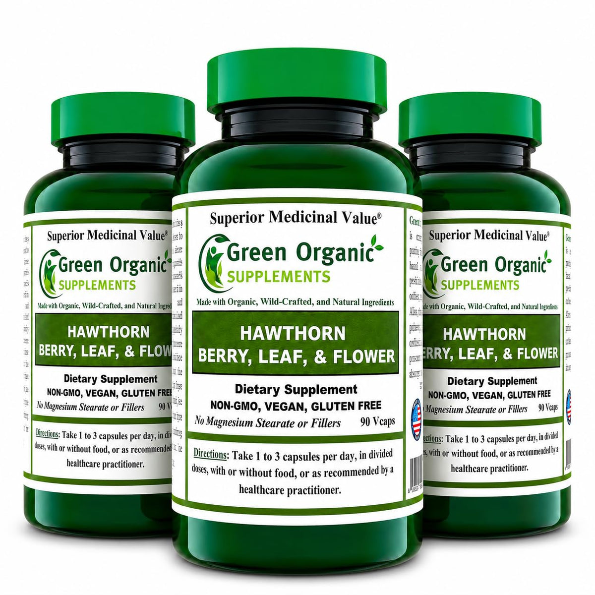 Hawthorn berry capsules for heart health