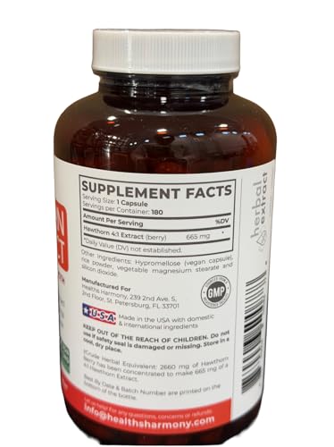 Hawthorn berry capsules for overall wellness