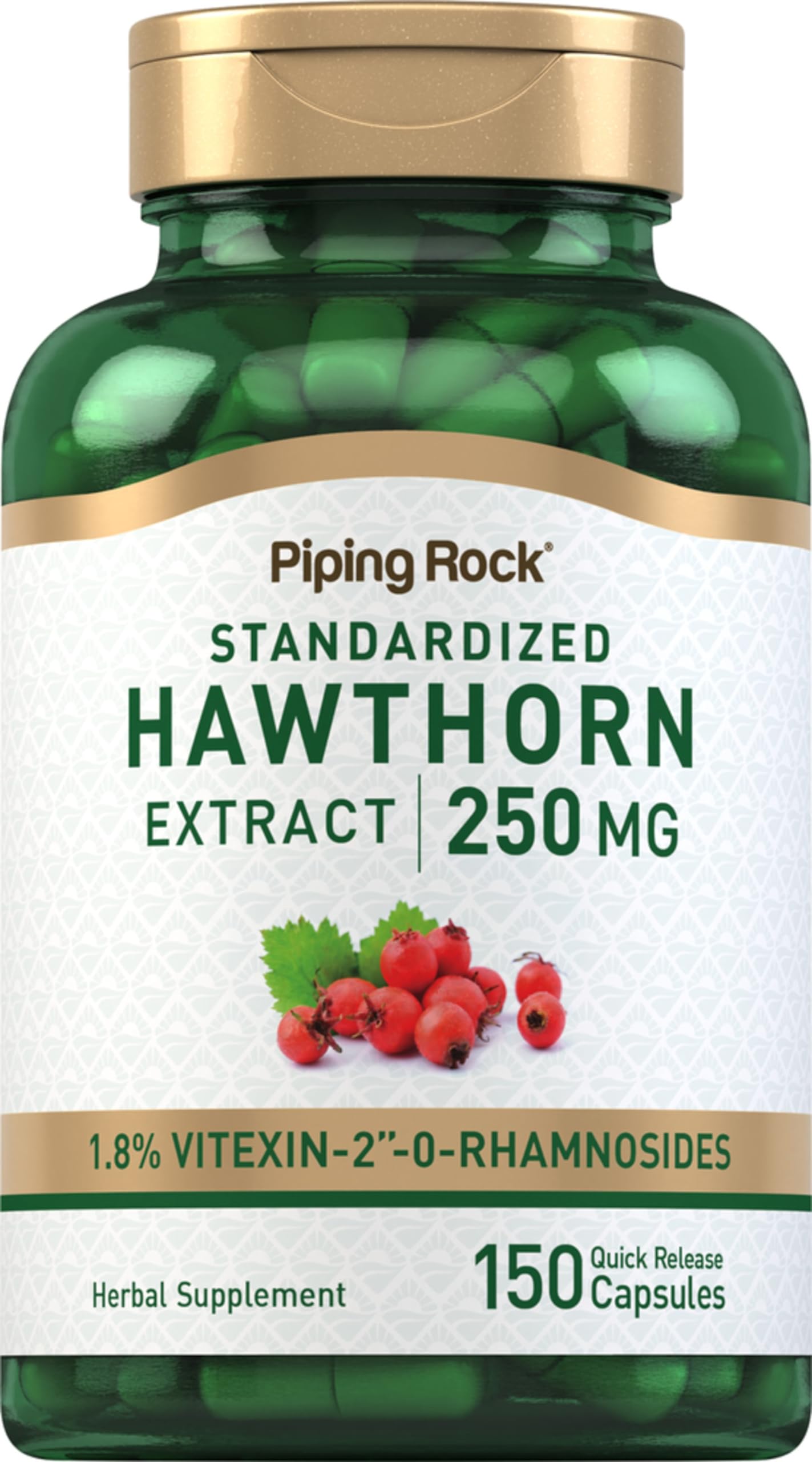 Hawthorn berry capsules for wellness