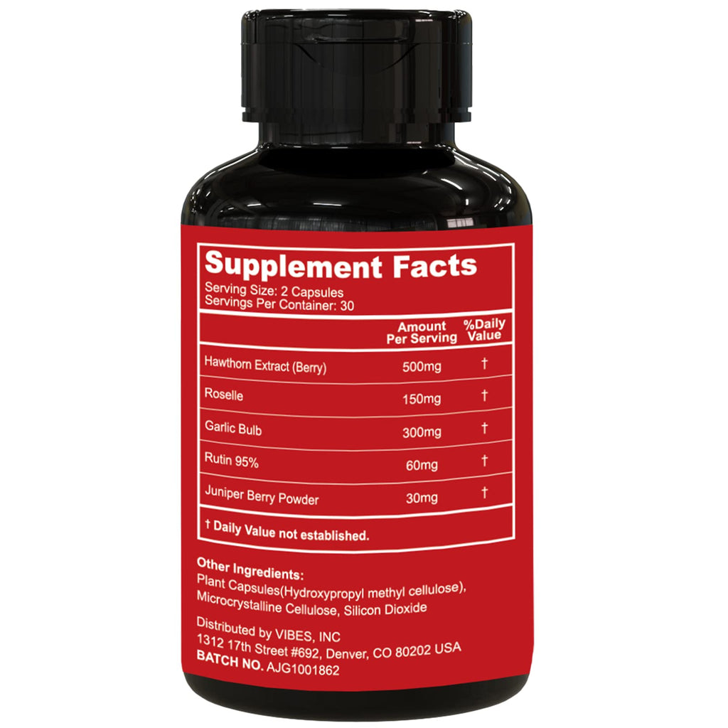 hawthorn berry capsules with garlic benefits