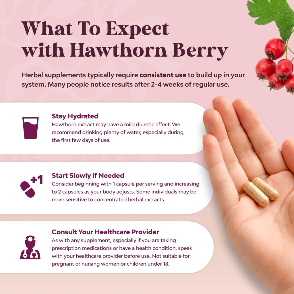 Hawthorn berry extract for vitality