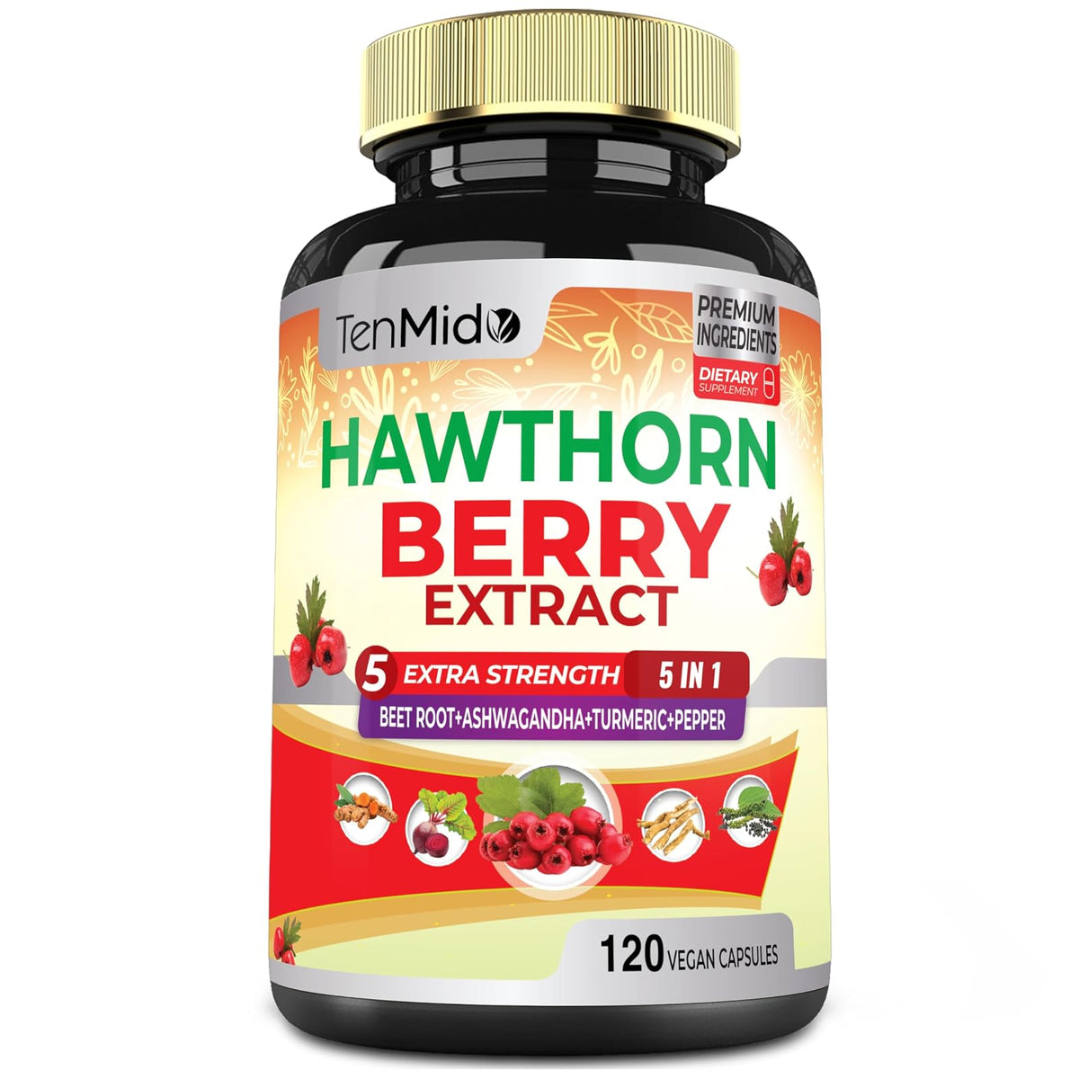 hawthorn berry extract vegan capsules