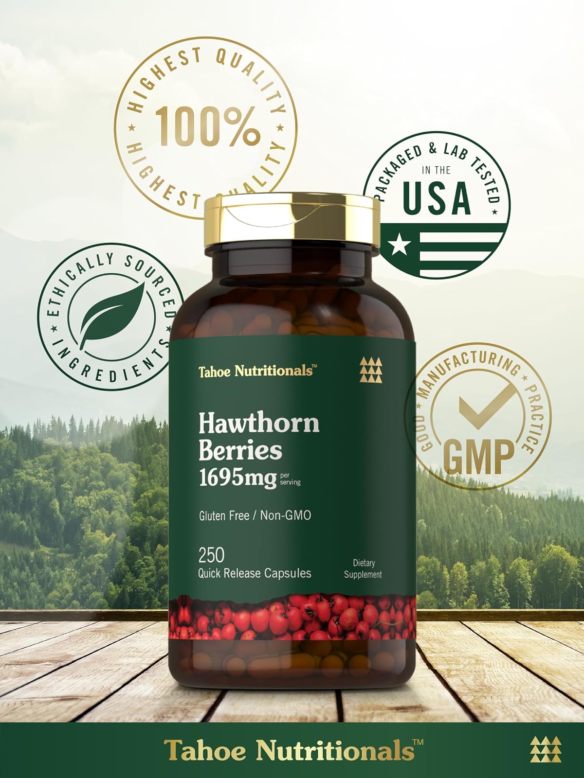 Hawthorn berry for improved circulation