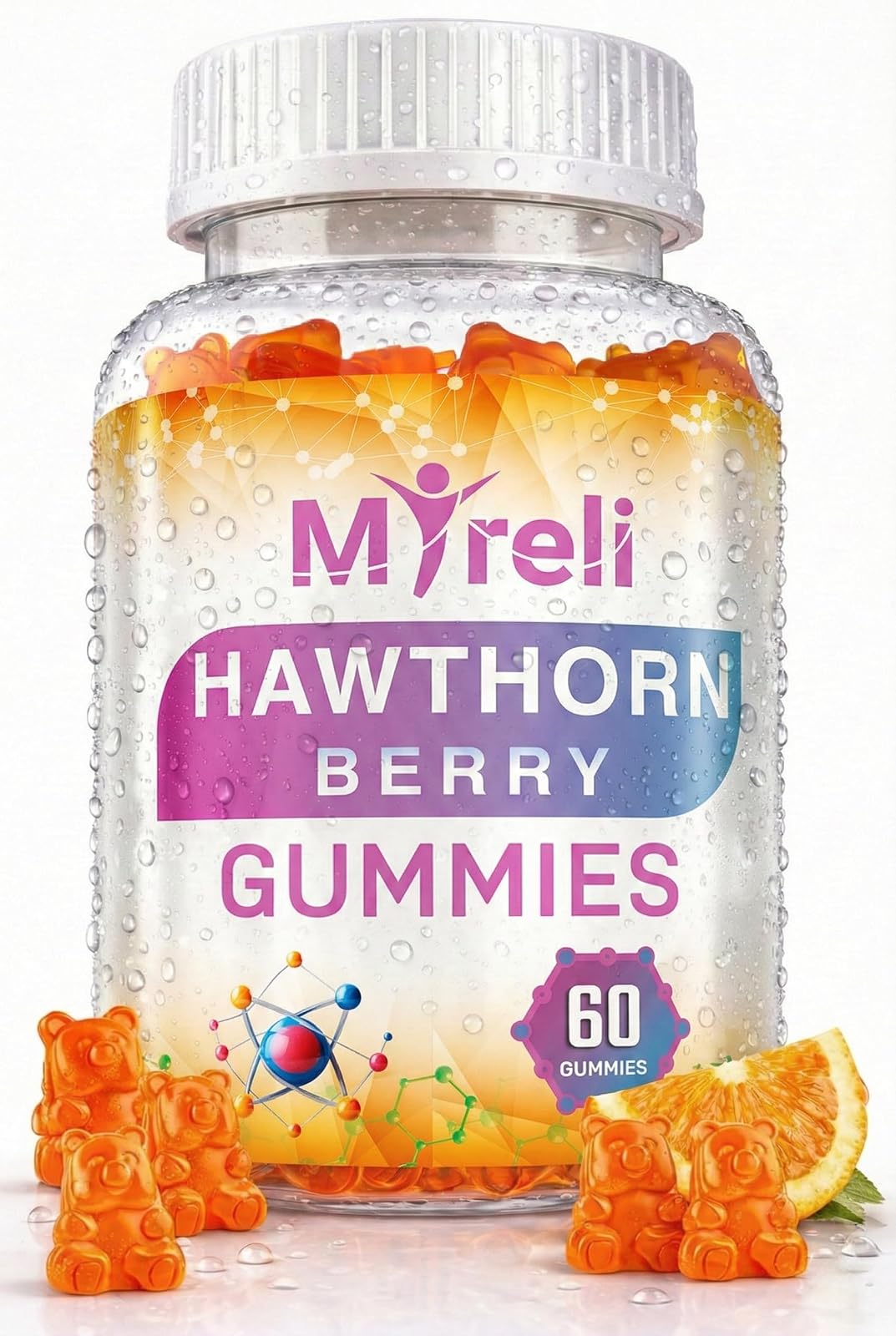 Hawthorn Berry gummy supplements