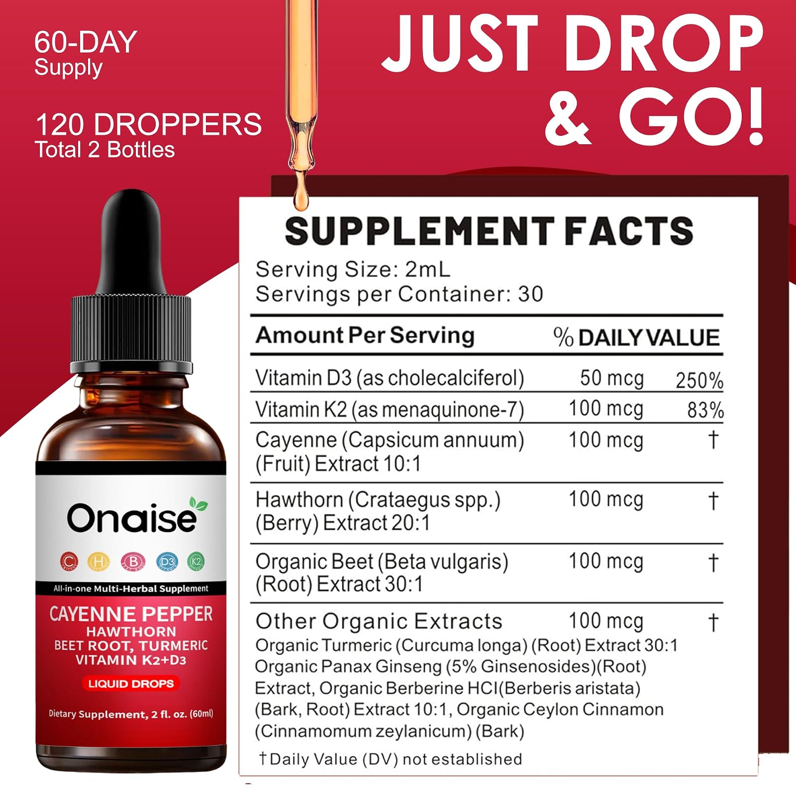 Hawthorn berry infused cayenne extract