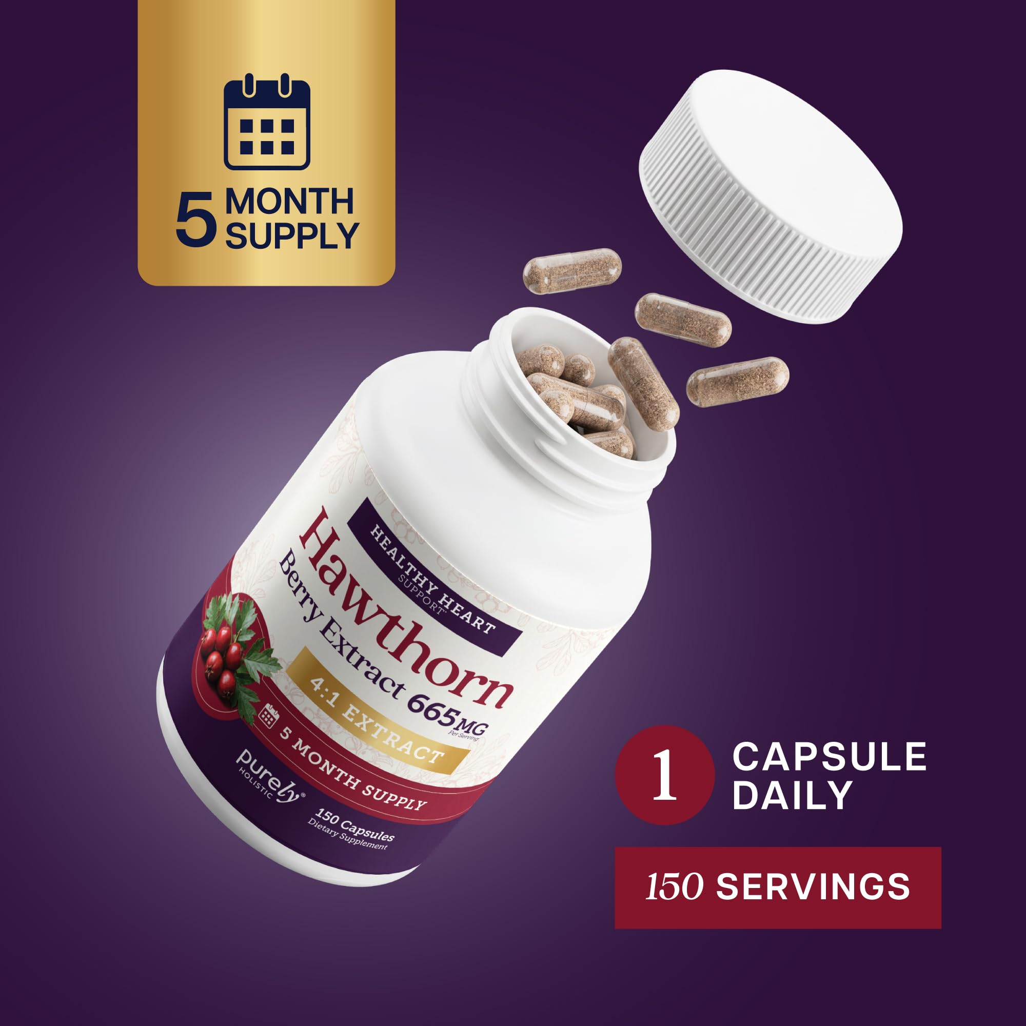 hawthorn berry supplement for overall wellness