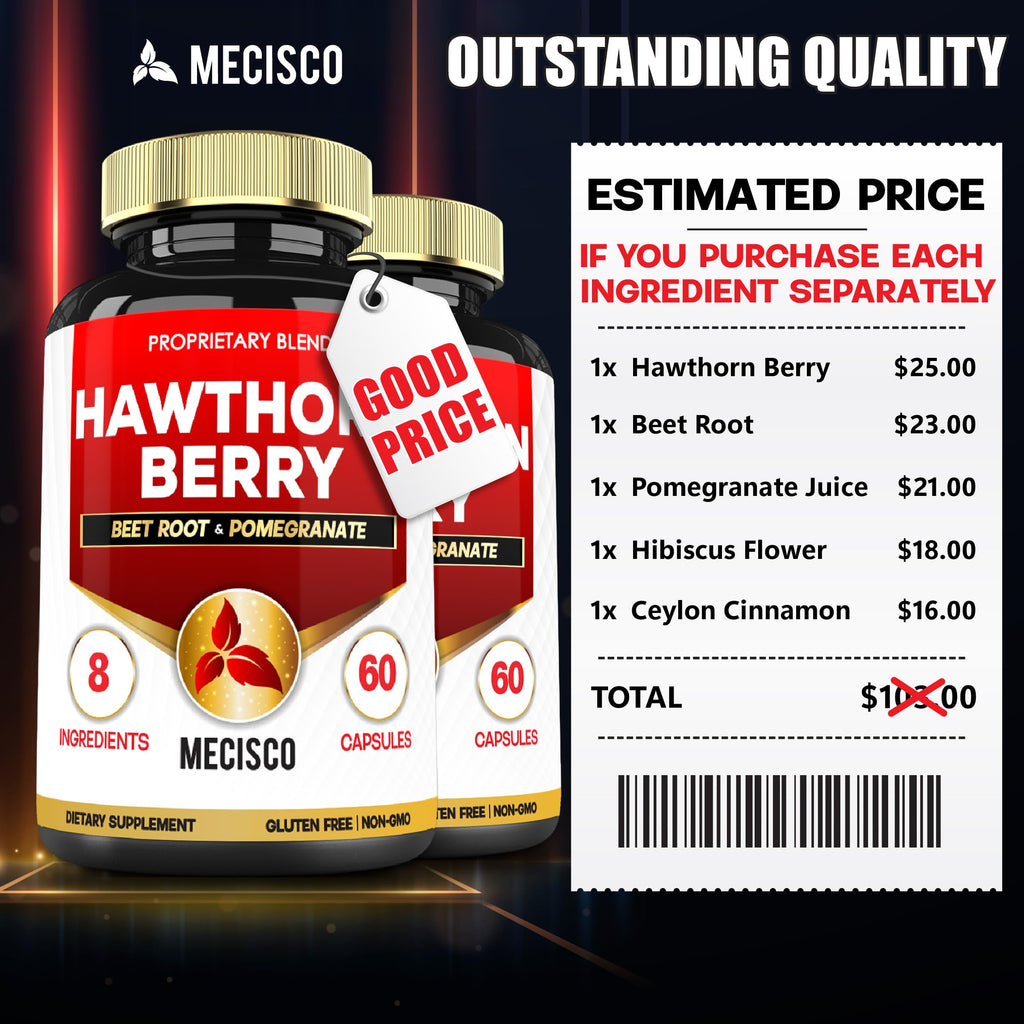 Hawthorn berry supplements for energy