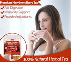 Hawthorn berry tea for heart health