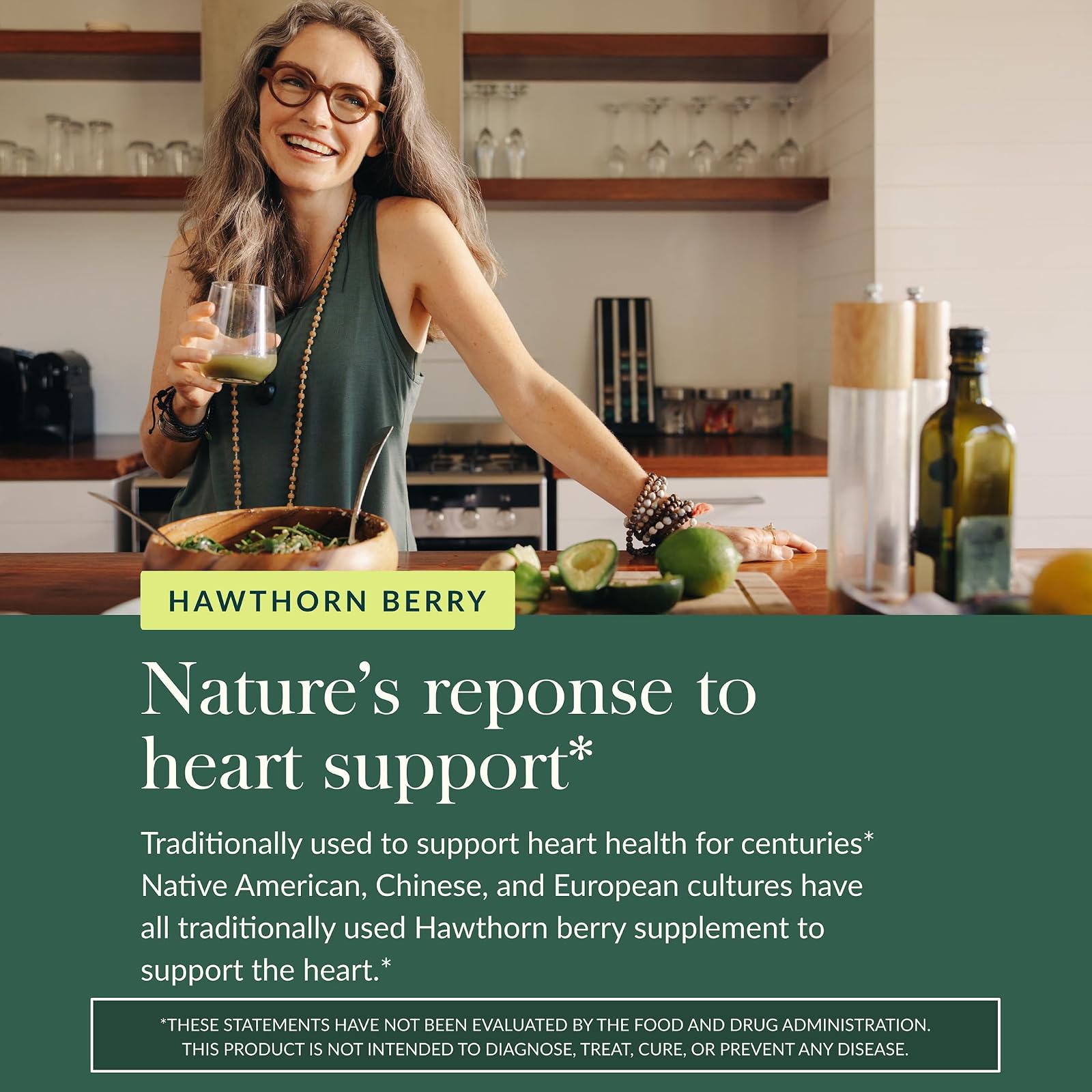 Hawthorn capsules for cardiovascular wellness