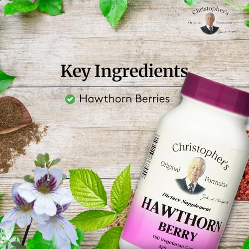 Hawthorn capsules for daily vitality