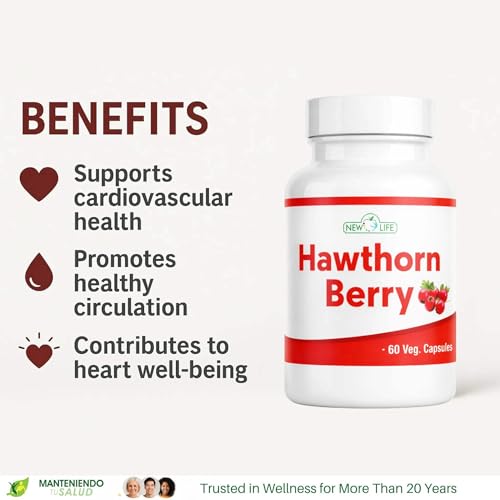 Hawthorn capsules for healthy blood pressure