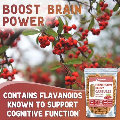 Hawthorn capsules for improved heart function