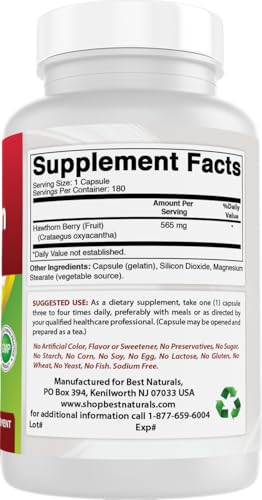 Hawthorn capsules for stress relief