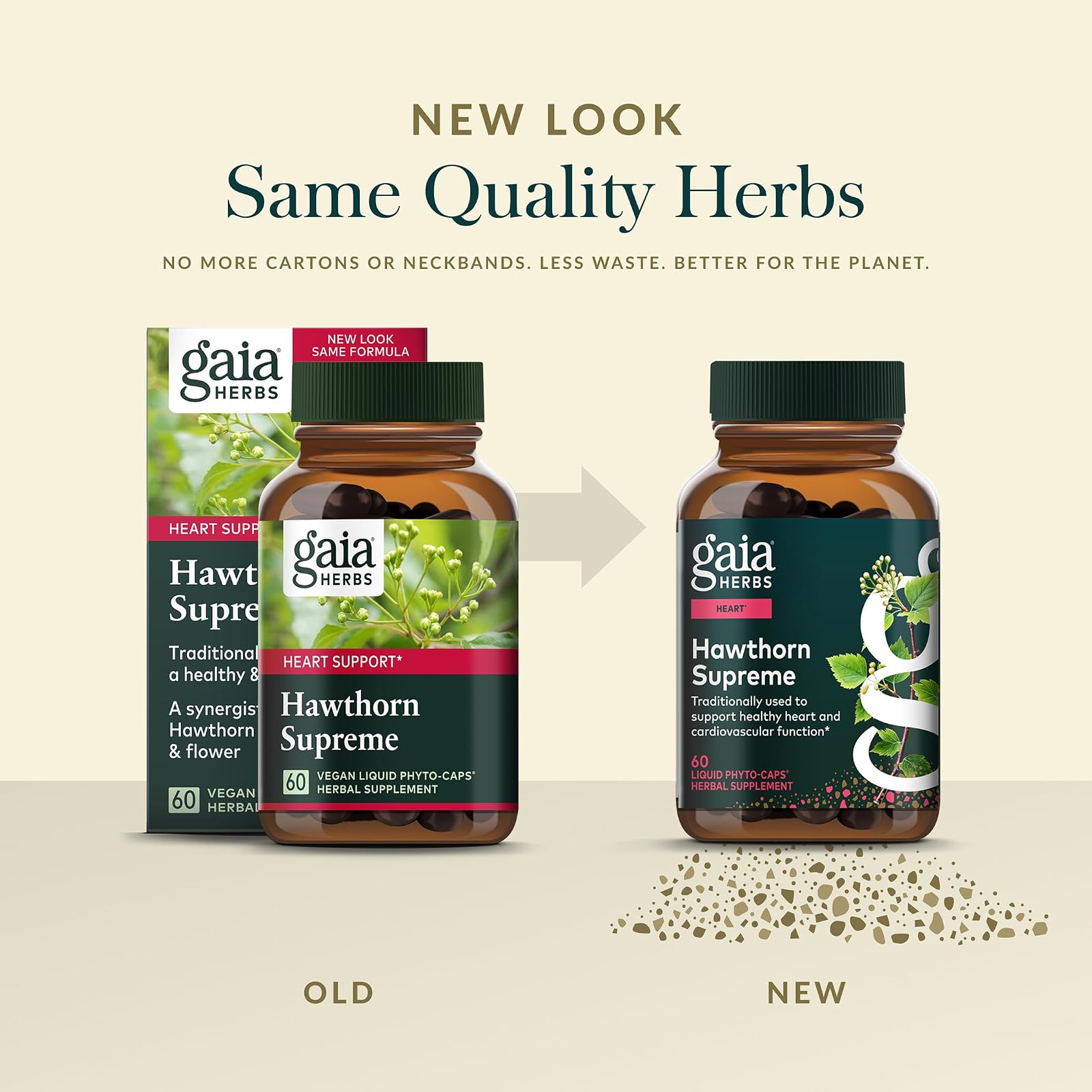 Hawthorn capsules to promote healthy circulation