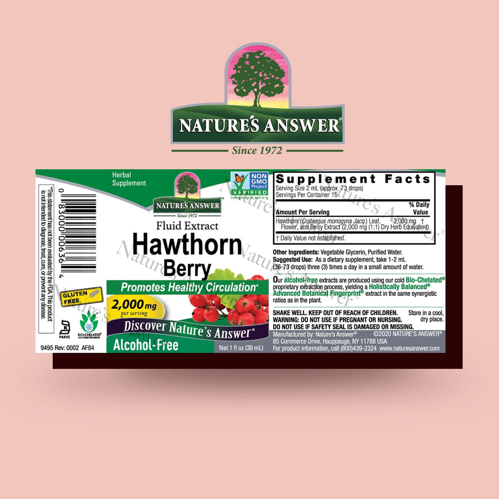 Hawthorn extract for heart health