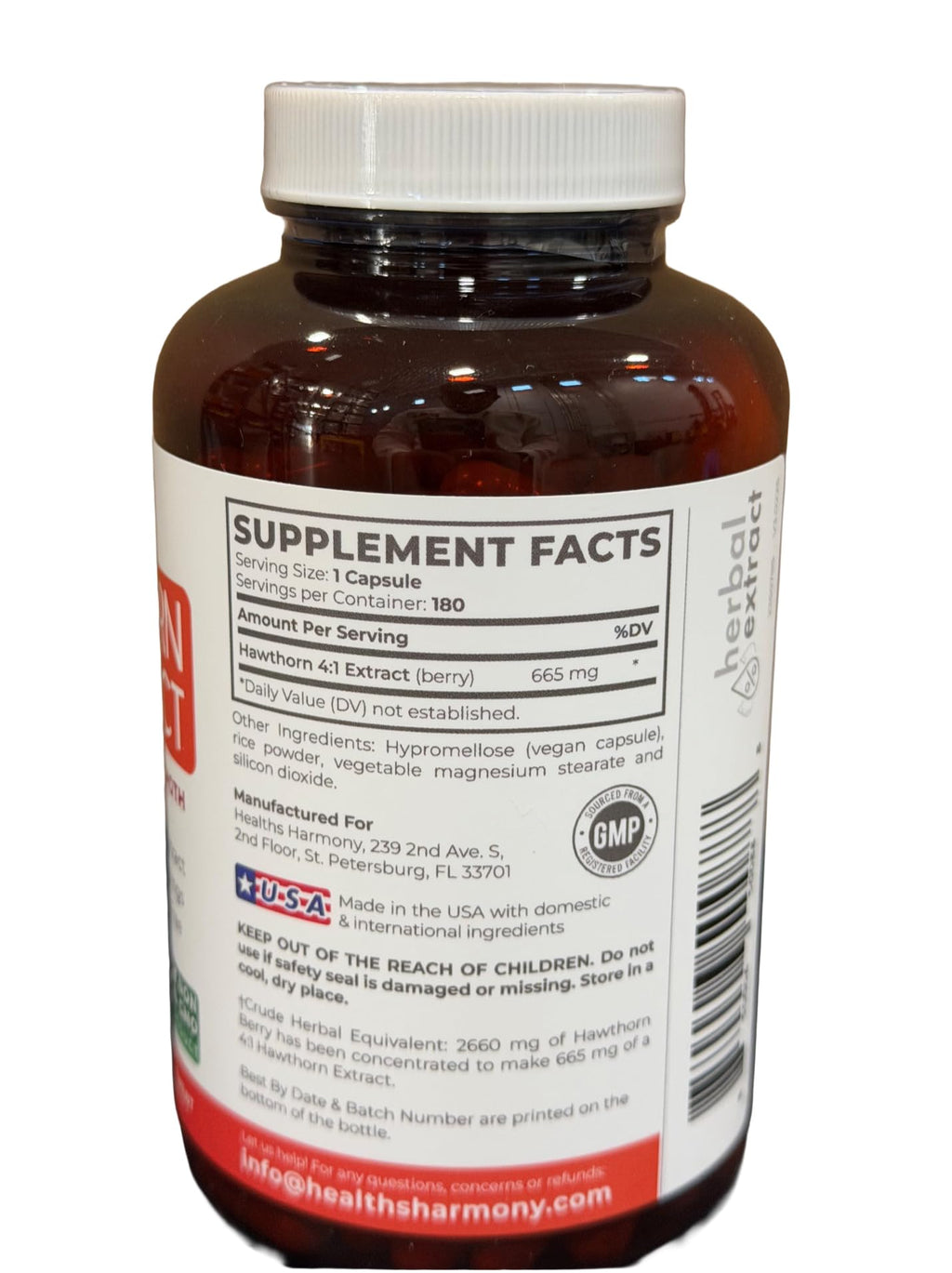 Hawthorn extract for stress relief