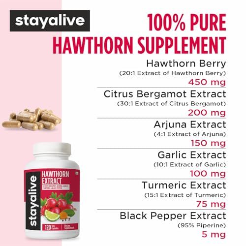 Hawthorn extract with black pepper absorption