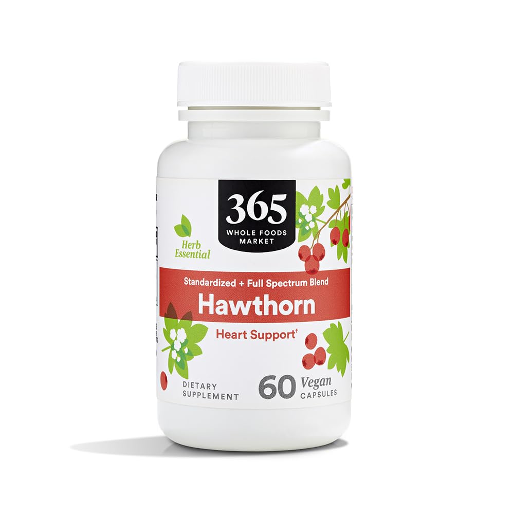 Hawthorn herbal supplement for heart health