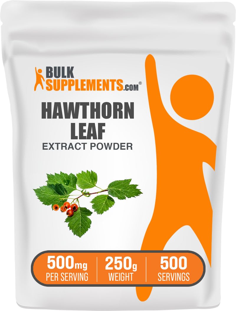 Hawthorn leaf extract supplement benefits