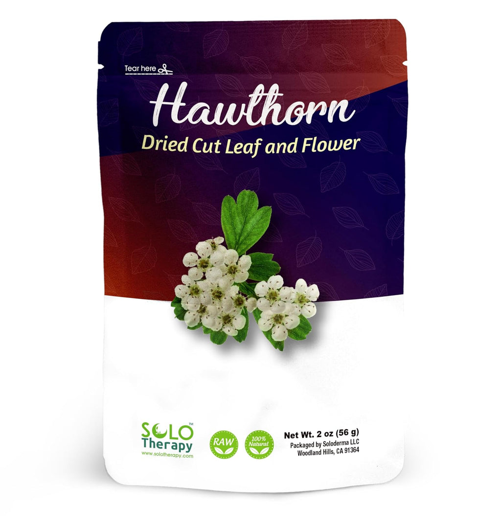 Hawthorn leaves and flowers herbal tea