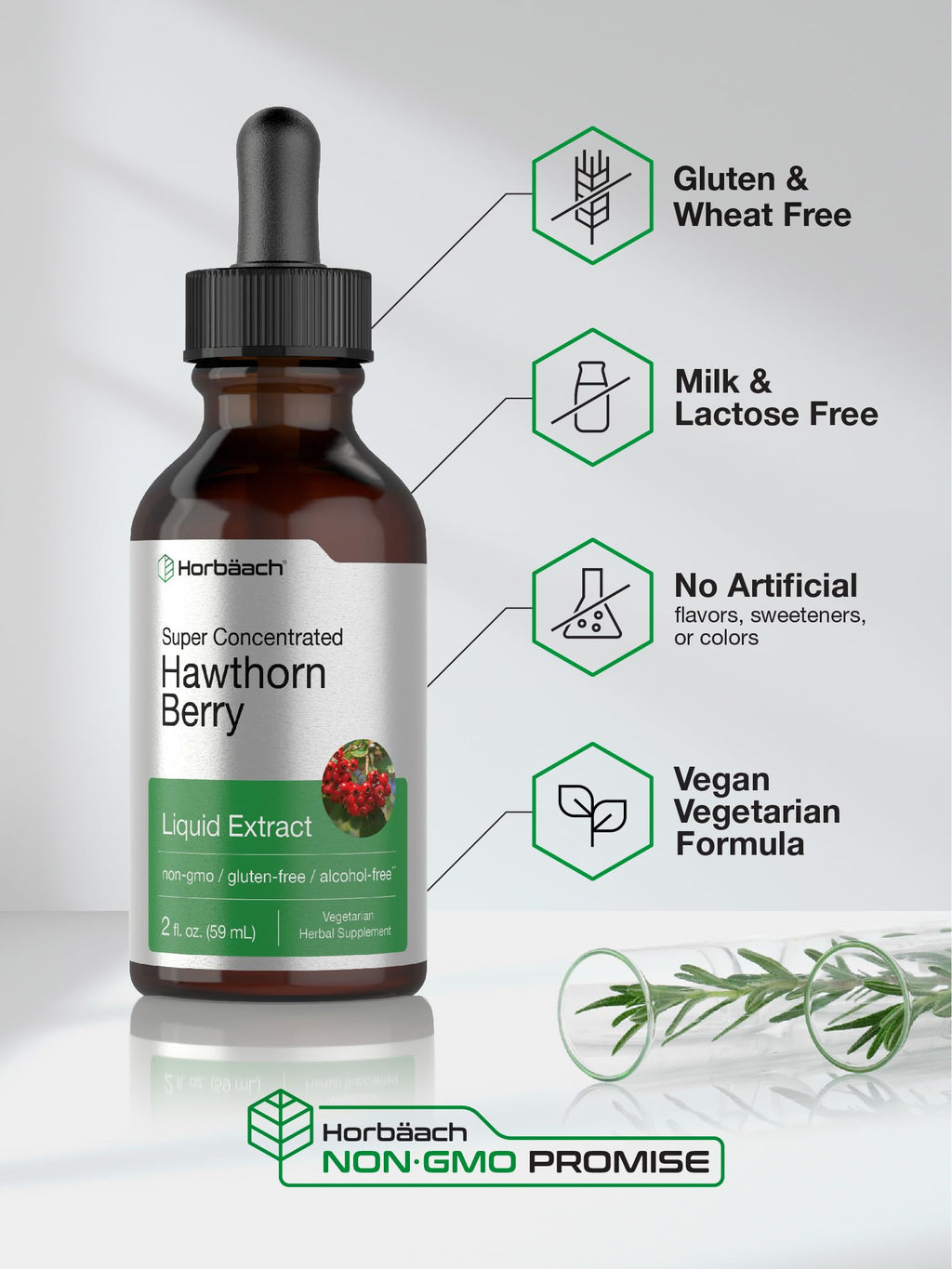 Hawthorn liquid tincture for daily use