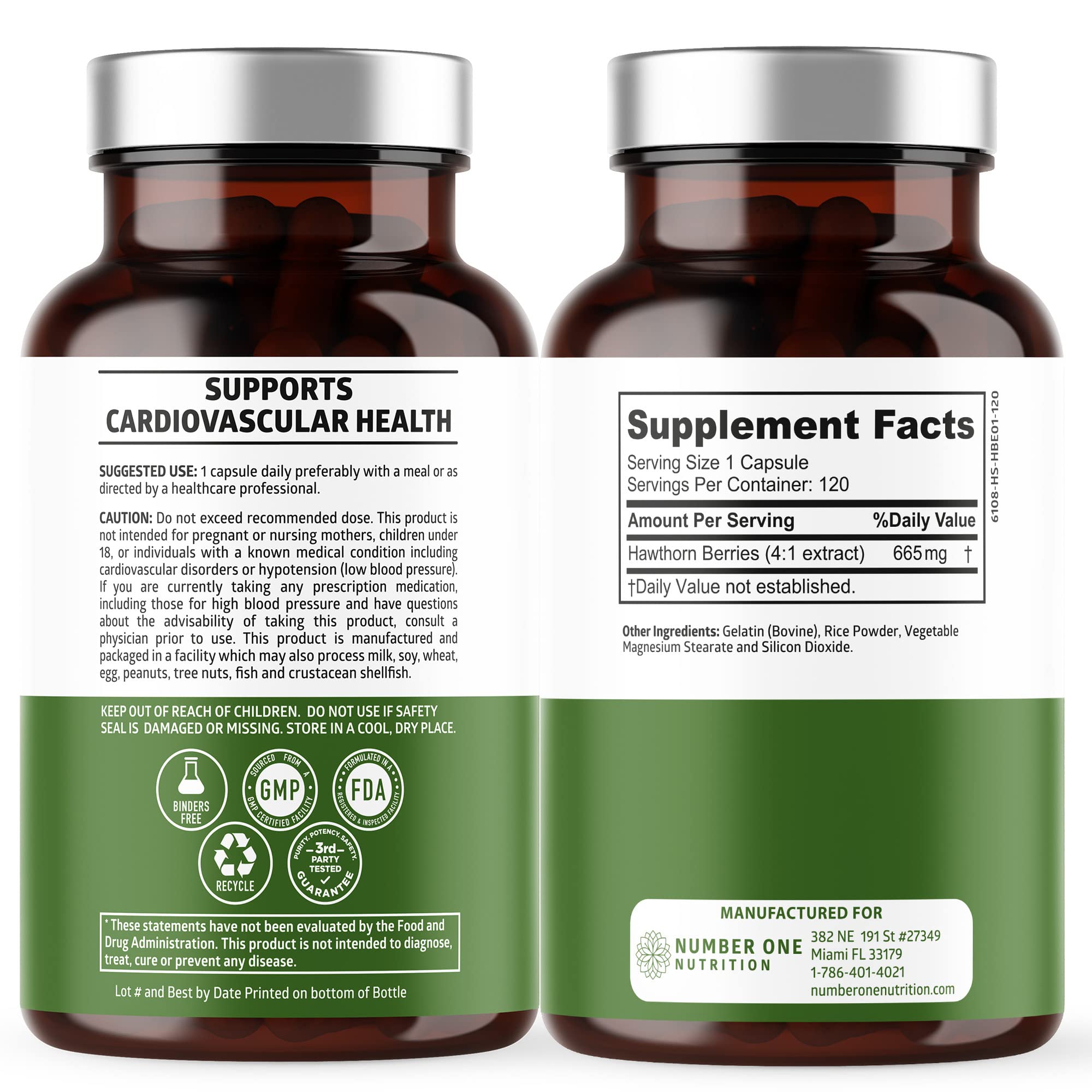 Hawthorn supplement for heart health