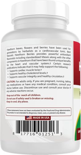 Hawthorn supplement for holistic health