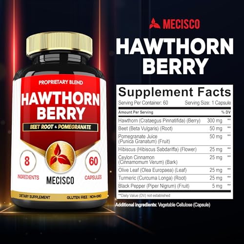 Hawthorn supplements for immune system boost